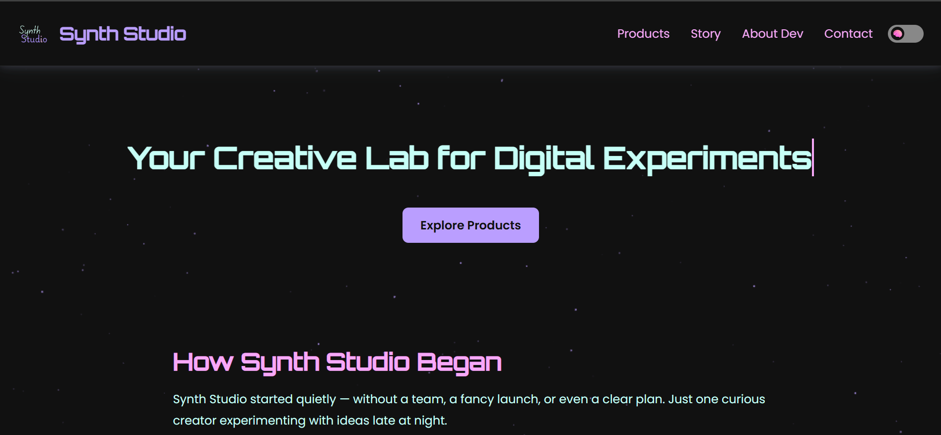 Synth Studio — Work