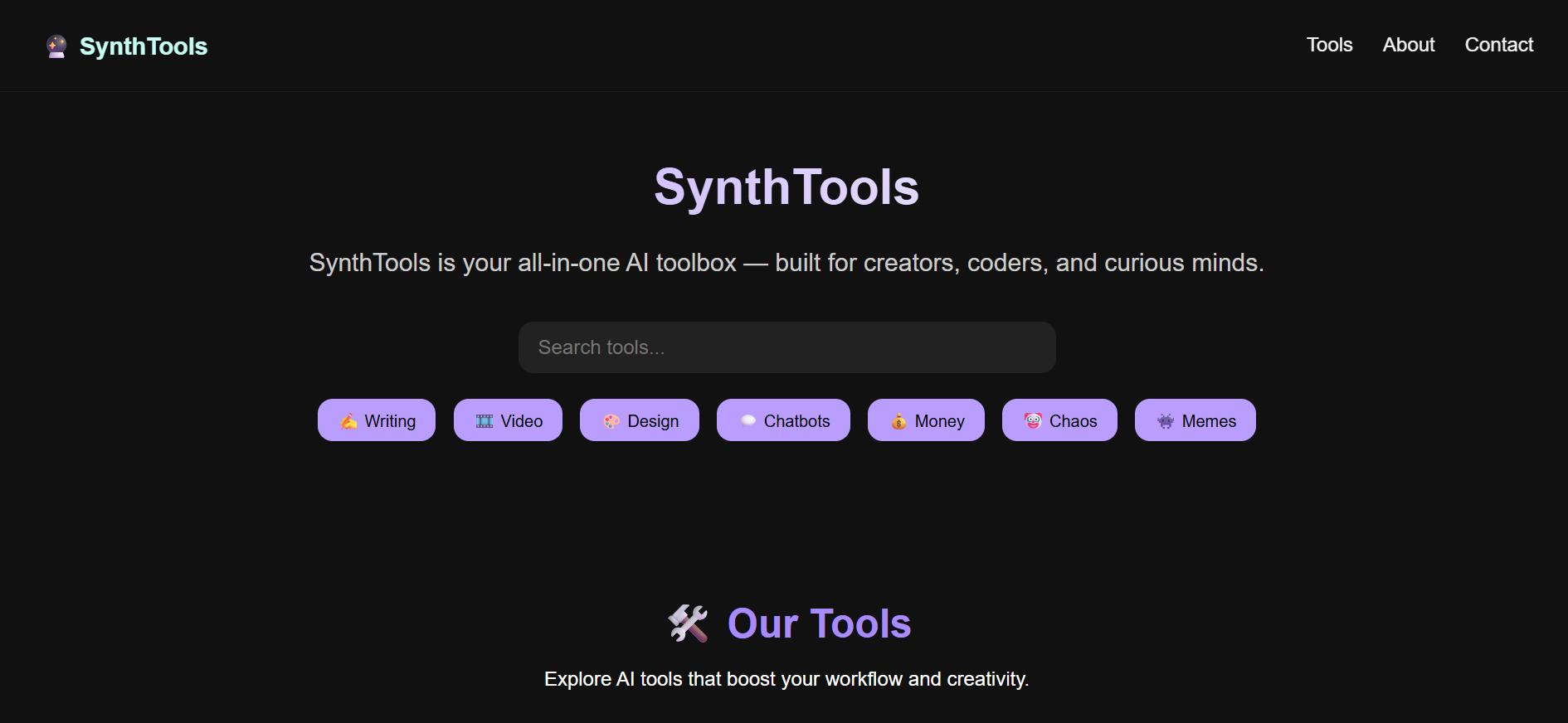 Synth Studio — Work